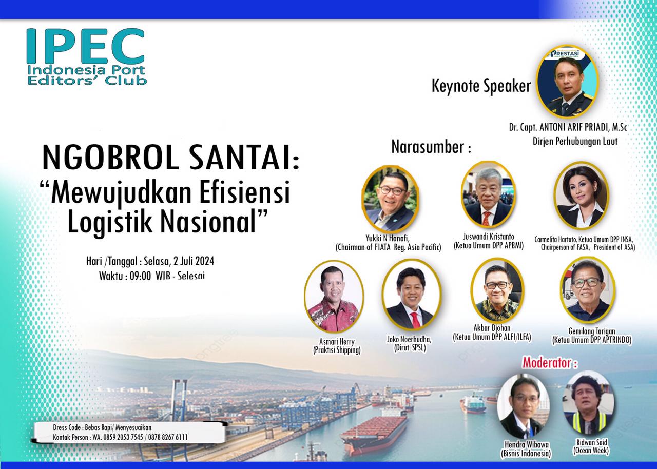 Selasa Besuk, IPEC Akan Bedah Problem Logistik Nasional – Ocean Week